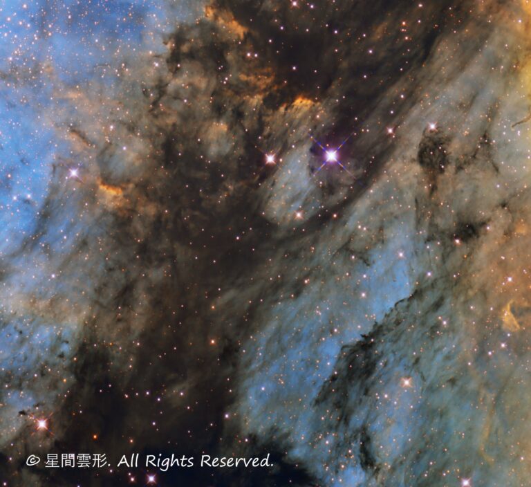 はくちょう座 NGC7000 - 星間雲形 - SEIKANUNKEI.NET